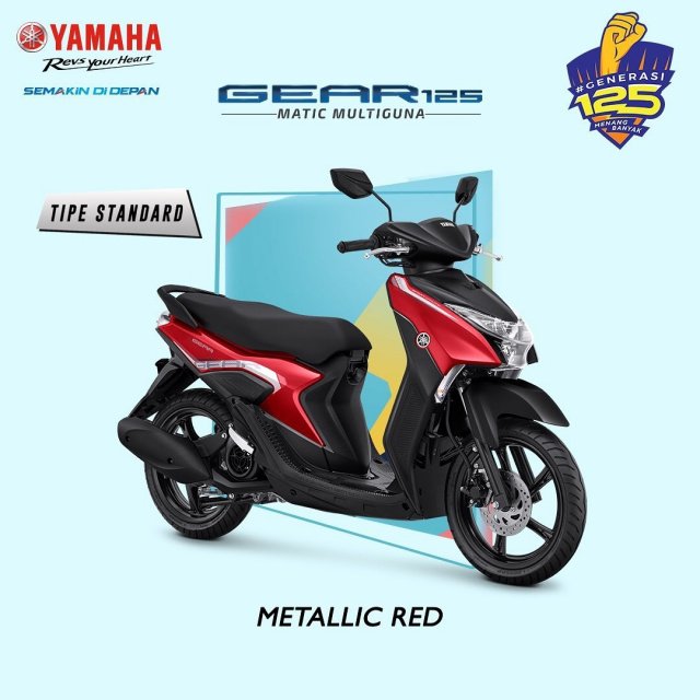 Fitur dan harga Yamaha GEAR 125, Honda BeAT wajib waspada! | motorrio